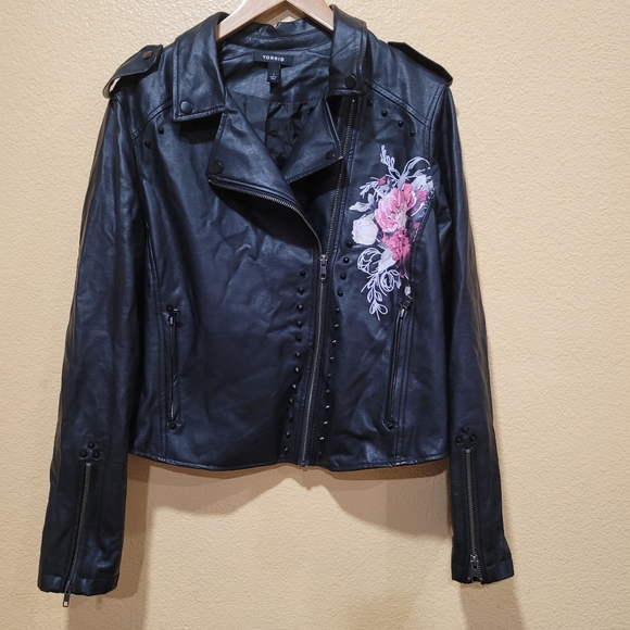 torrid | Jackets & Coats | Torrid Faux Leather Jacket | Poshmark